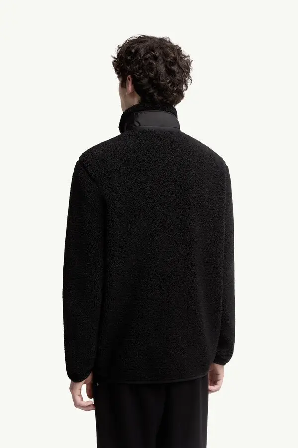 Moncler Teddy Zip-up Sweatshirt With Pocket