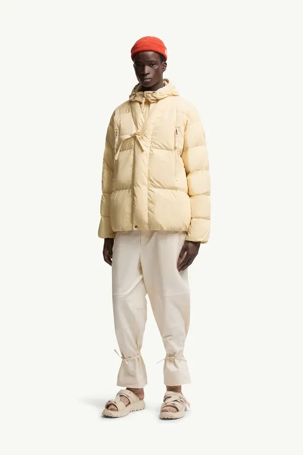 MONCLER X GILGA FARM DESIGNED BY DONALD GLOVER X Gilga Farm Donald Glover Tangelo Short Down Jacket