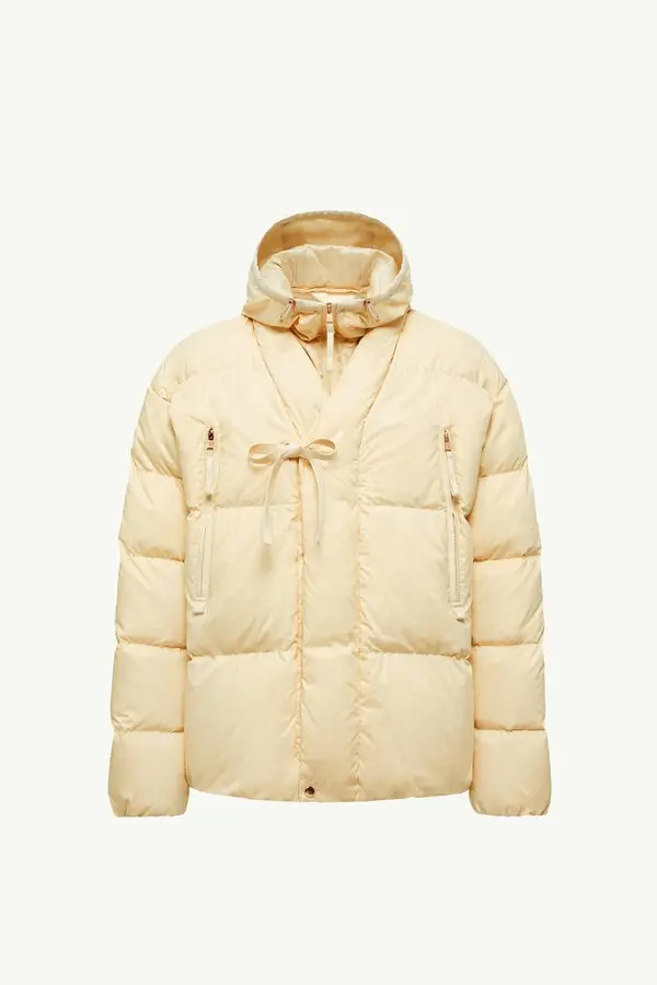 MONCLER X GILGA FARM DESIGNED BY DONALD GLOVER X Gilga Farm Donald Glover Tangelo Short Down Jacket