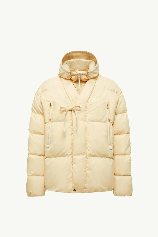 MONCLER X GILGA FARM DESIGNED BY DONALD GLOVER X Gilga Farm Donald Glover Tangelo Short Down Jacket