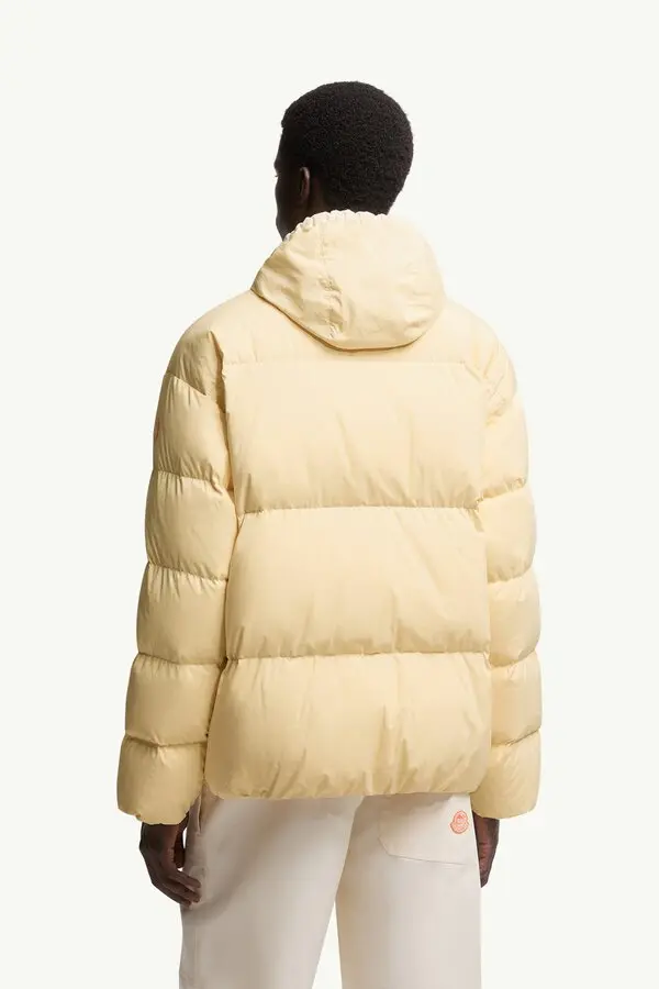 MONCLER X GILGA FARM DESIGNED BY DONALD GLOVER X Gilga Farm Donald Glover Tangelo Short Down Jacket