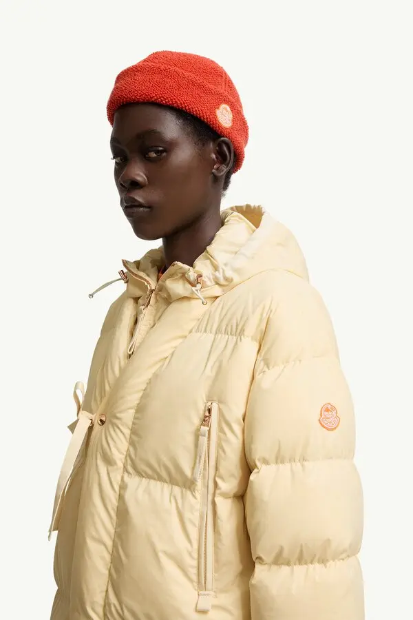 MONCLER X GILGA FARM DESIGNED BY DONALD GLOVER X Gilga Farm Donald Glover Tangelo Short Down Jacket