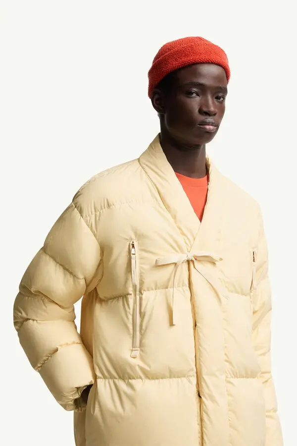 MONCLER X GILGA FARM DESIGNED BY DONALD GLOVER X Gilga Farm Donald Glover Tangelo Short Down Jacket