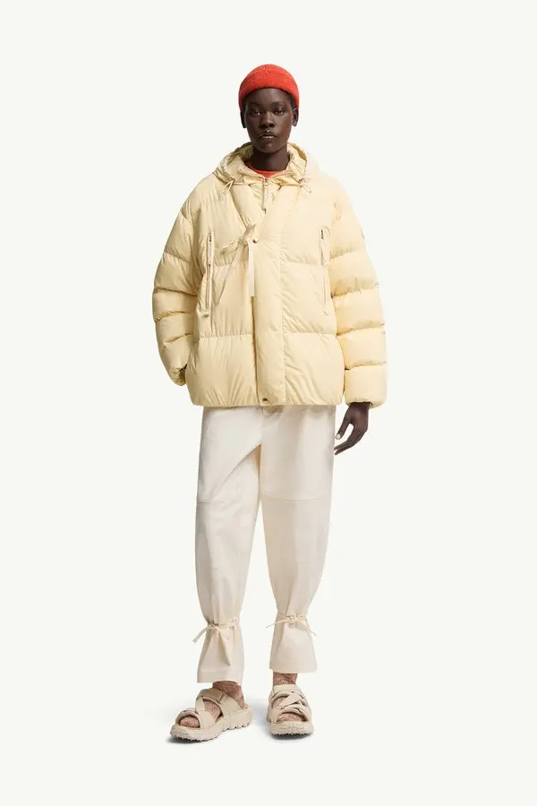 MONCLER X GILGA FARM DESIGNED BY DONALD GLOVER X Gilga Farm Donald Glover Tangelo Short Down Jacket