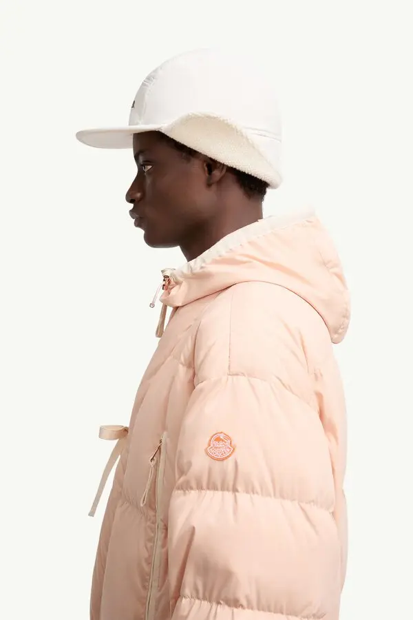 MONCLER X GILGA FARM DESIGNED BY DONALD GLOVER X Gilga Farm Donald Glover Tangelo Short Down Jacket - Pink