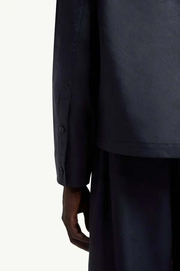 MONCLER X GILGA FARM DESIGNED BY DONALD GLOVER X Gilga Farm Donald Glover Linen Blend Shirt