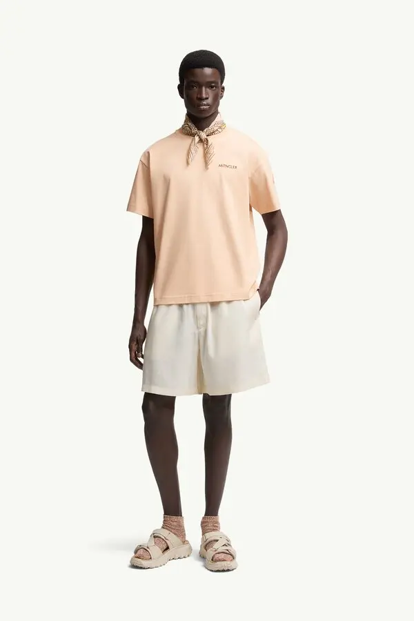 MONCLER X GILGA FARM DESIGNED BY DONALD GLOVER X Gilga Farm Donald Glover Cotton T-shirt - Pink