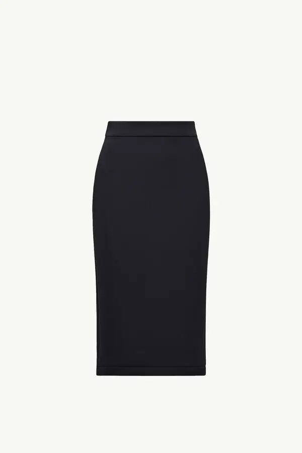 MONCLER X EDWARD ENNINFUL Neoprene Pencil Skirt