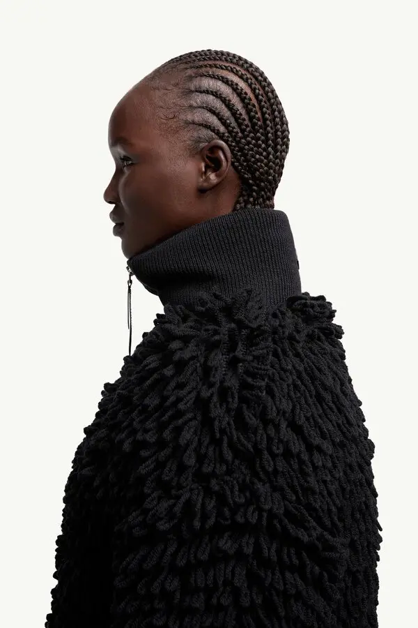 MONCLER X EDWARD ENNINFUL Wool Blend Zip-up Cardigan
