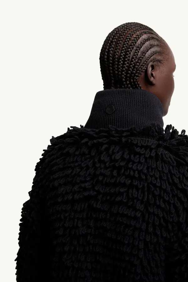 MONCLER X EDWARD ENNINFUL Wool Blend Zip-up Cardigan