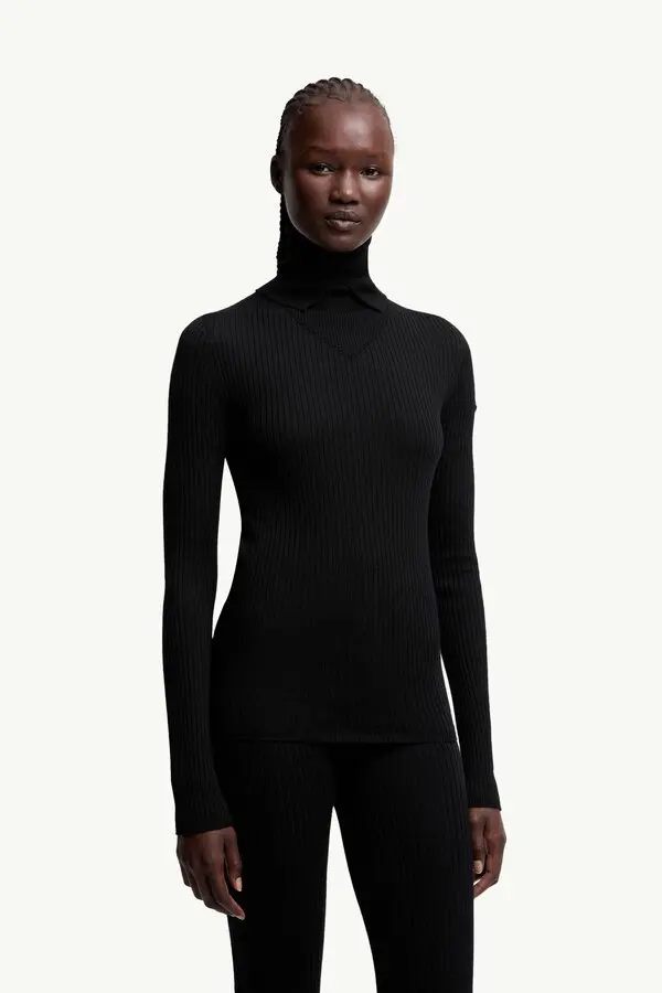 MONCLER X EDWARD ENNINFUL Wool Turtleneck Sweater
