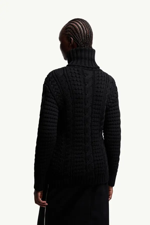 MONCLER X EDWARD ENNINFUL Wool Turtleneck Sweater