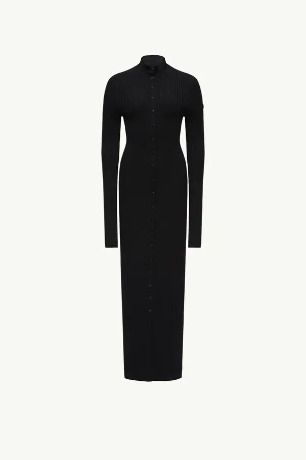 MONCLER X EDWARD ENNINFUL Wool Turtleneck Dress