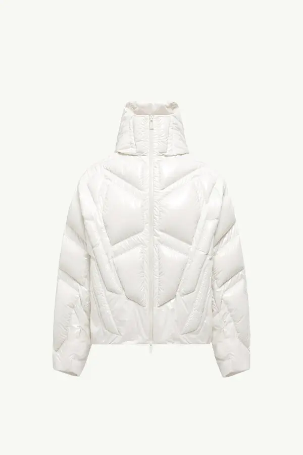 MONCLER X A$AP ROCKY Bahianinha Hooded Short Down Jacket - White