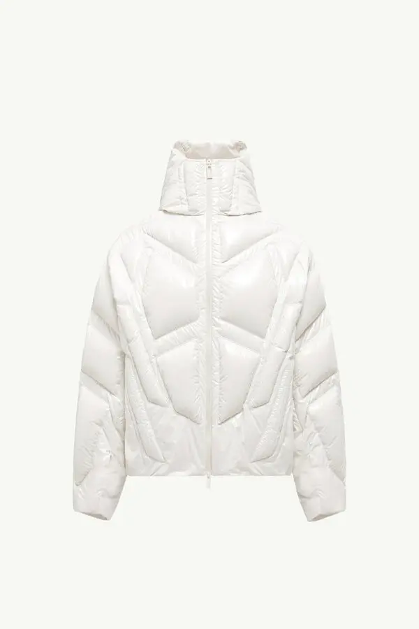 MONCLER X A$AP ROCKY Bahianinha Hooded Short Down Jacket - White