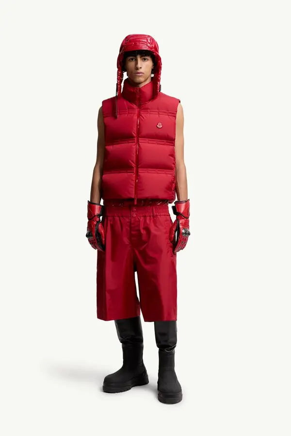 MONCLER X A$AP ROCKY Sparky Down Vest - Red
