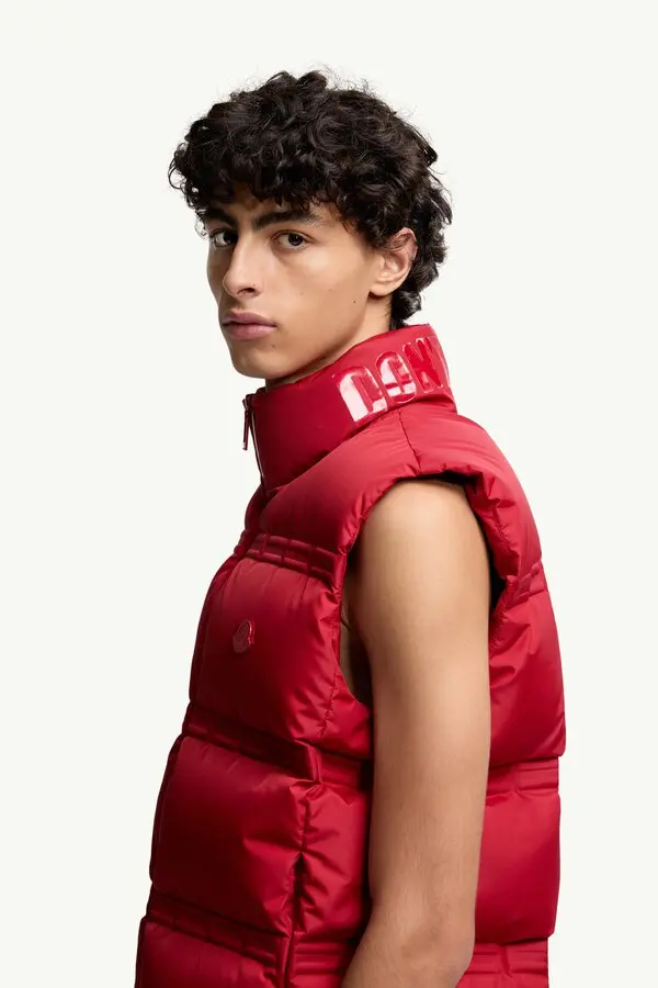 MONCLER X A$AP ROCKY Sparky Down Vest - Red