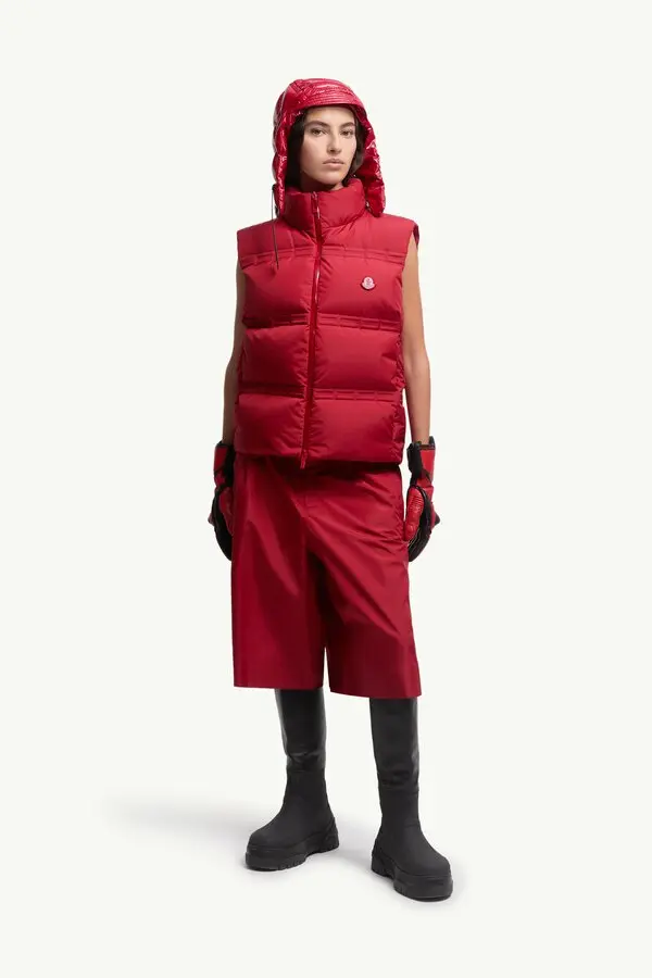 MONCLER X A$AP ROCKY Sparky Down Vest - Red