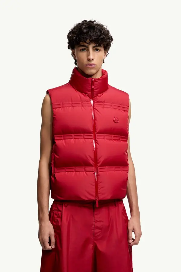 MONCLER X A$AP ROCKY Sparky Down Vest - Red