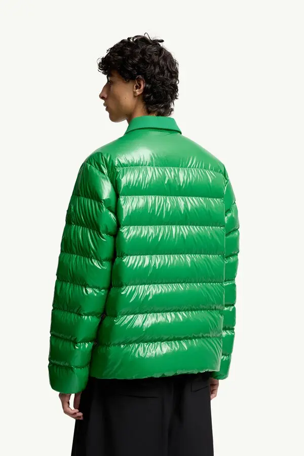 MONCLER X A$AP ROCKY Vardar Down Polo Shirt Jacket - Green