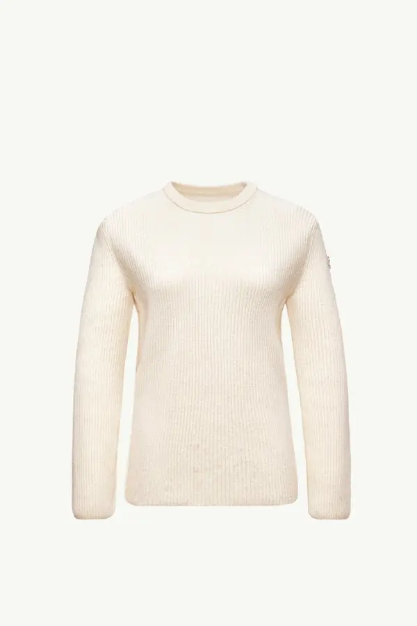MONCLER + JIL SANDER Wool Sweater - White