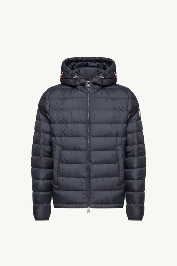 Moncler Vermeille Hooded Short Down Jacket - Blue