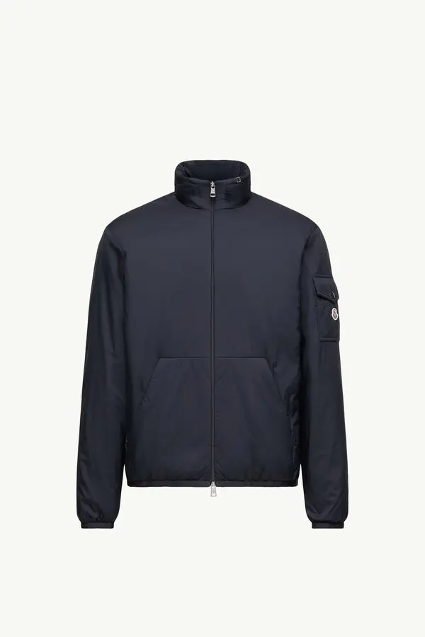 Moncler Breezes Short Padded Jacket - Blue