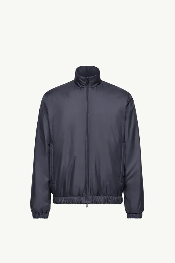 Moncler Berre Short Down Jacket - Blue
