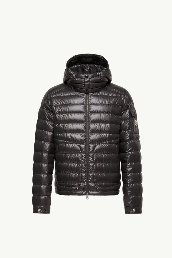 Moncler Lauros Hooded Short Down Jacket