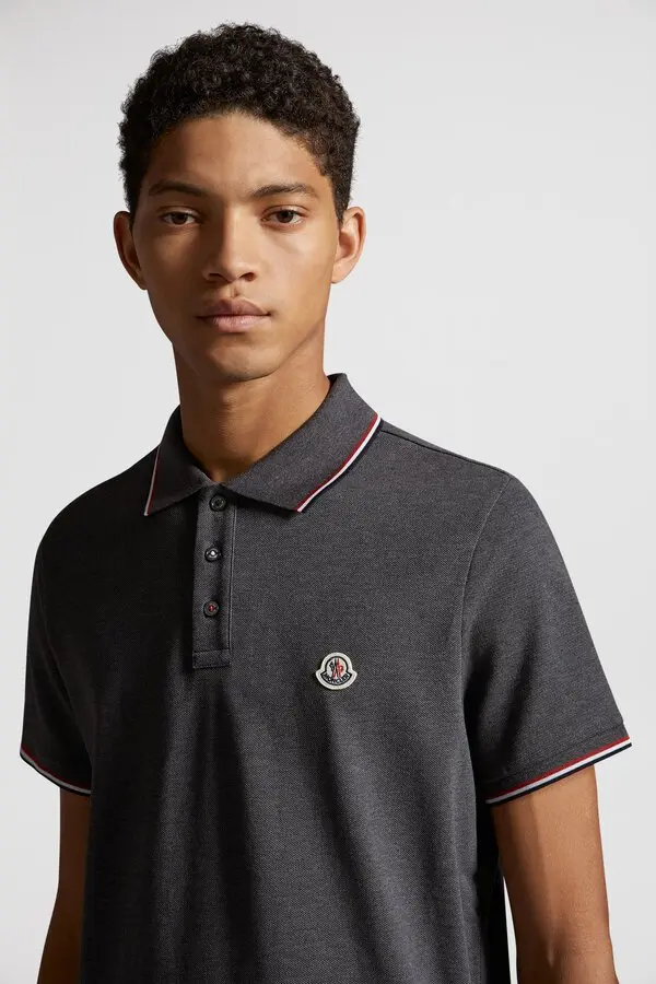 Moncler Logo Patch Polo Shirt