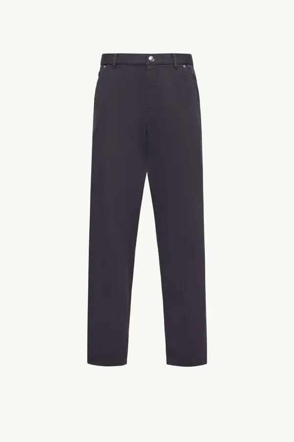 Moncler Cargo Cotton Blend Gabardine Pants