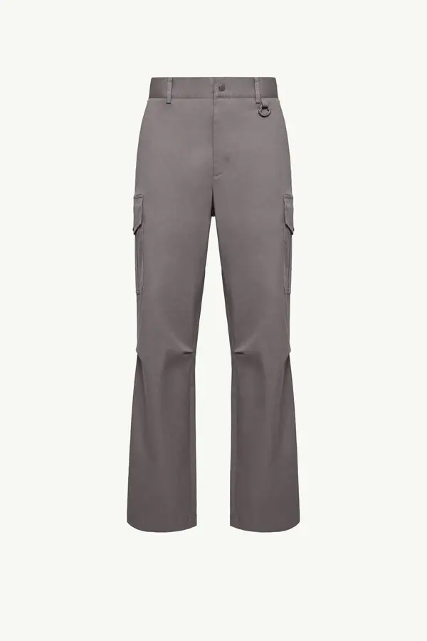 Moncler Cargo Cotton Blend Gabardine Pants