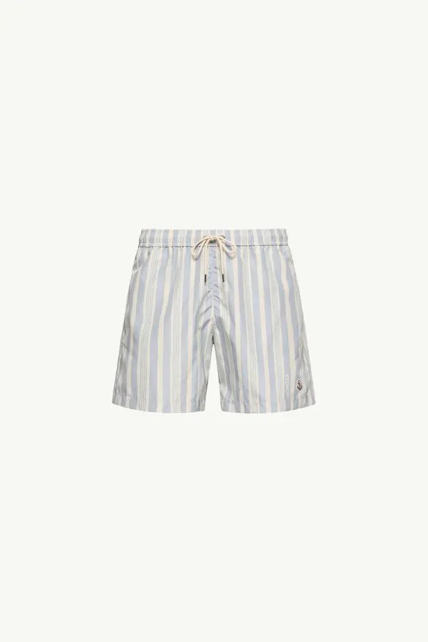 Moncler Striped Swim Shorts - Multicolor