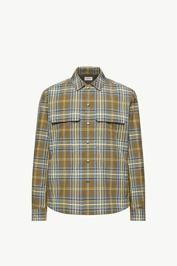 Moncler Monogram Checked Shirt Jacket