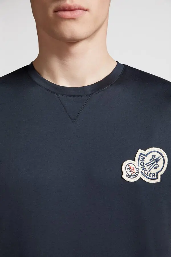 Moncler Double Logo Patch Cotton T-shirt