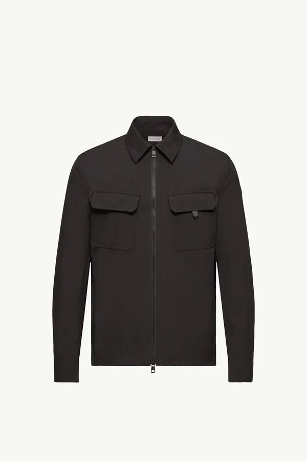Moncler Seersucker Shirt Jacket