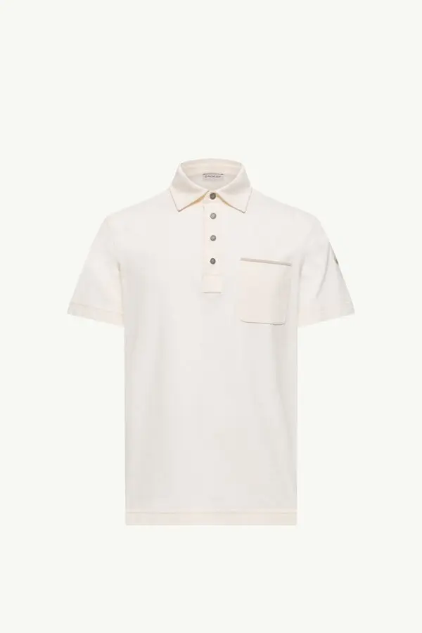 Moncler Cotton Piquet Polo Shirt