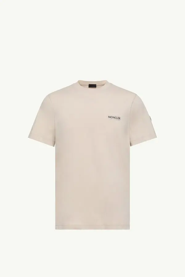 Moncler Logo Cotton Jersey T-shirt