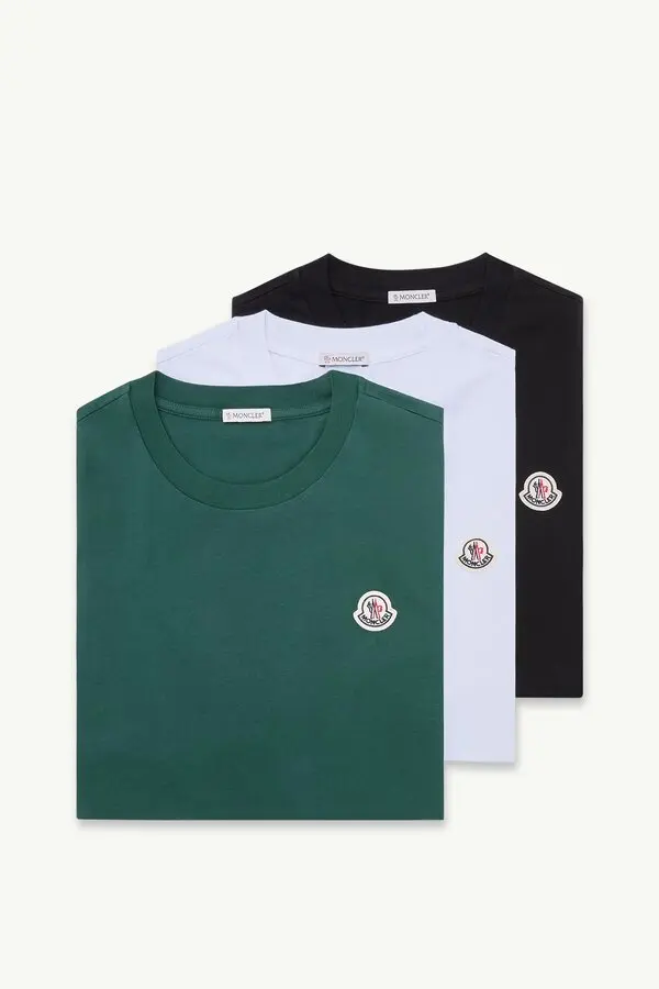 Moncler Logo Patch Cotton T-shirt