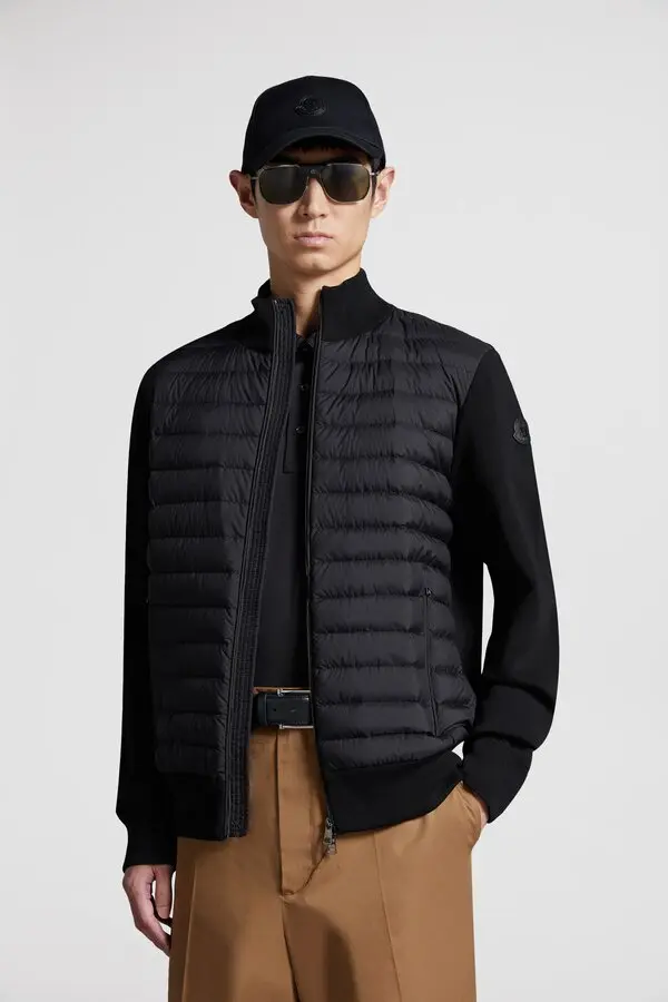 Moncler Padded Cotton Zip-up Cardigan