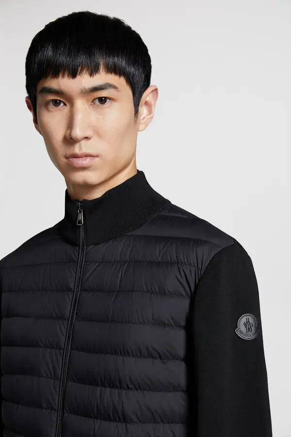 Moncler Padded Cotton Zip-up Cardigan