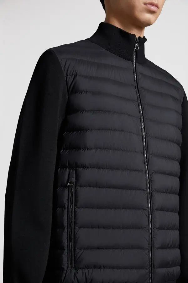 Moncler Padded Cotton Zip-up Cardigan