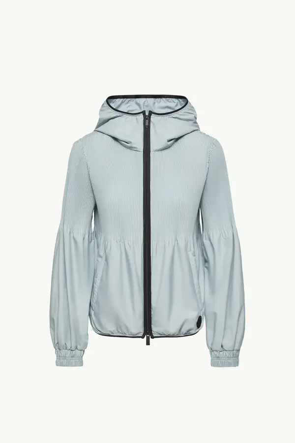 Moncler Anemone Zip-up Hooded Jacket - Green