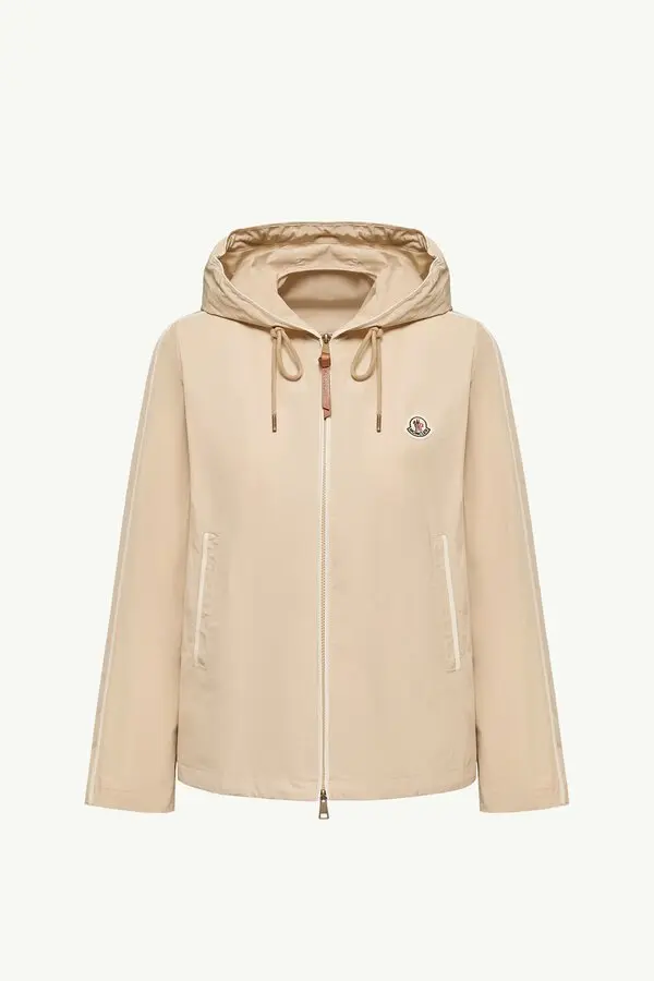 Moncler Sarracenia Hooded Jacket - Beige