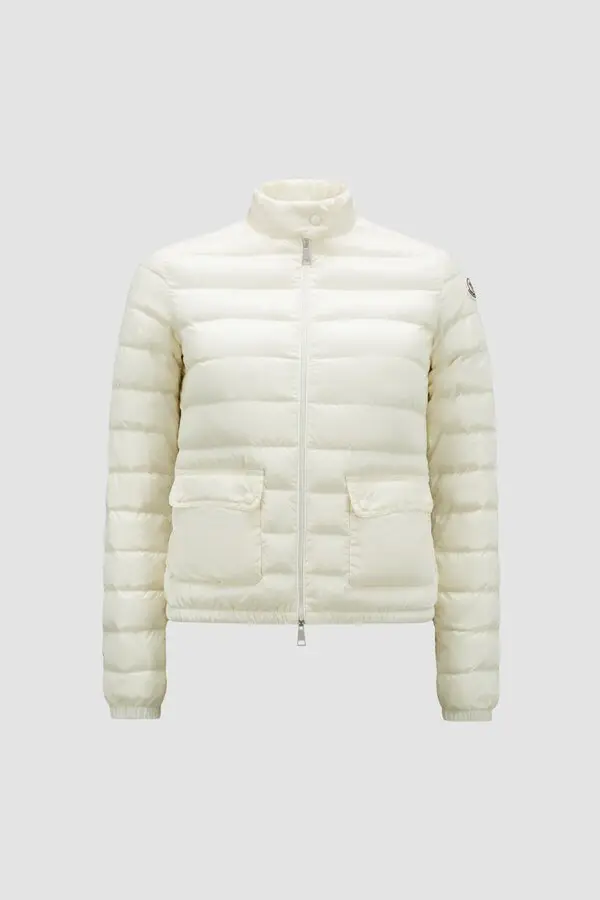 Moncler Lans Short Down Jacket - White
