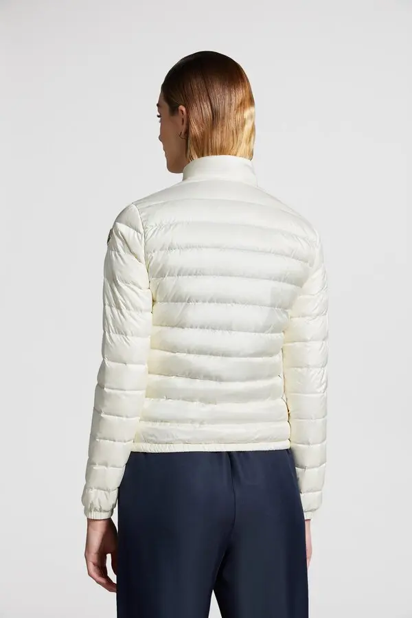 Moncler Lans Short Down Jacket - White