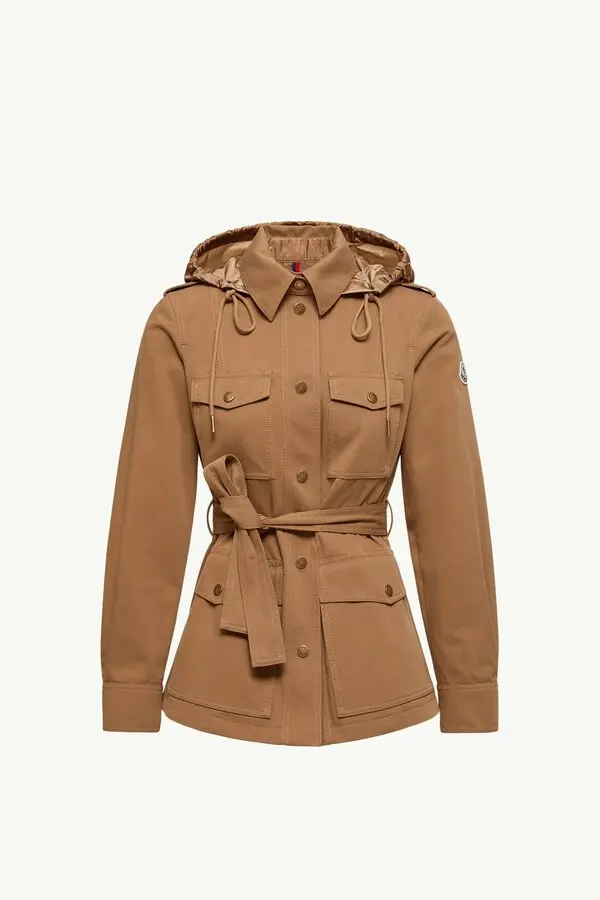 Moncler Centaurea Hooded Gabardine Field Jacket