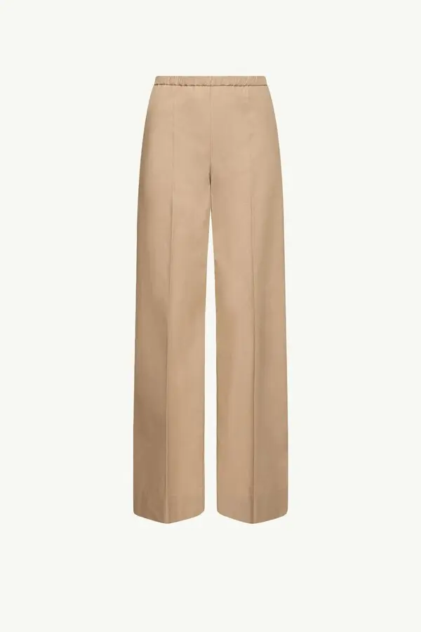 Moncler Cotton Poplin Pants - Beige