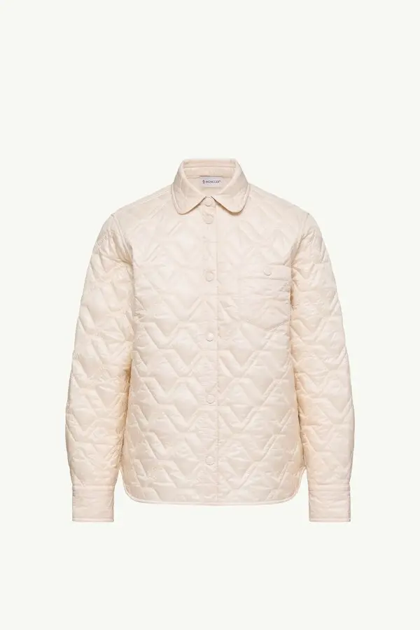 Moncler Diamond-quilted Padded Shirt Jacket