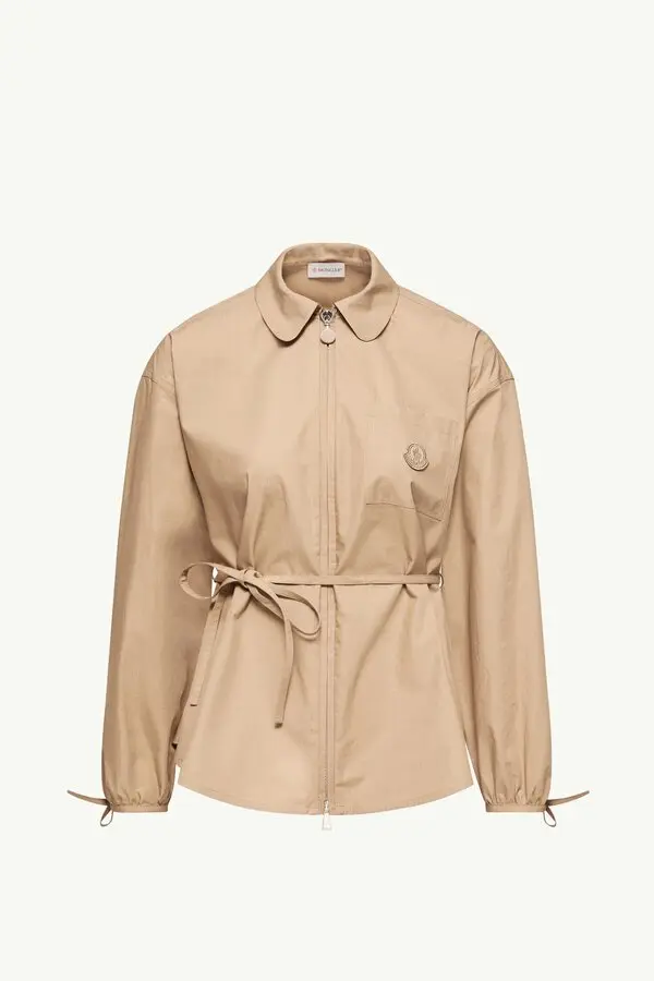 Moncler Cotton Poplin Zip-up Shirt Jacket